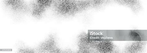 연기 구름 점묘 그라디언트 질감입니다 그런 지 유체 연기 곡물 배경입니다 껄끄러운 소음 안개 도트 작업 벽지 검은 색과 흰색 점 얼룩 모래 입자 과립 오버레이 벡터 회색