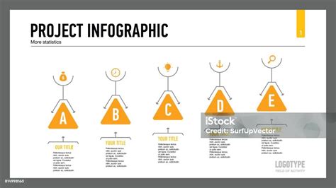 5 삼각형 다이어그램 슬라이드 서식 파일 5에 대한 스톡 벡터 아트 및 기타 이미지 5 개념 개발 Istock