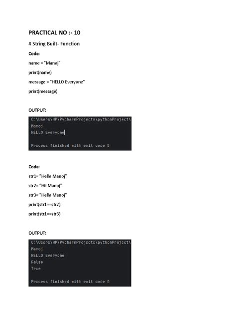 Practical 10 Py It Is Very Important Note Computer Science