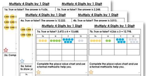 Free Year Multiply Digits By Digit Lesson Classroom Secrets Classroom Secrets