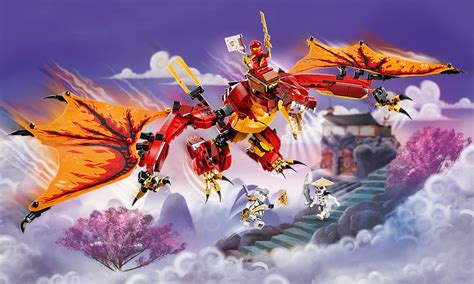 Lego Ninjago Atak Smoka Ognia Klocki Lego Sklep Komputerowy X Kom Pl