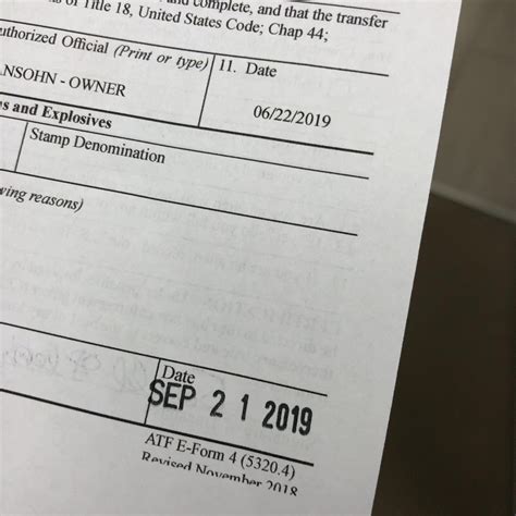 Form 4 3 Month Approval Nfa