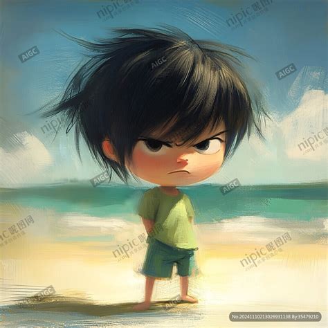 Ai创作图q版佤族男孩 插画阳光男孩 Q版小男孩 Q版手绘男孩 调皮男孩插画 Q版男孩 Q版小强 原创鼠绘 鼠绘儿童 原创卡通q版男孩 原创厚涂 Q版男孩形象 Q版卡通男孩 小野人男孩 Q版