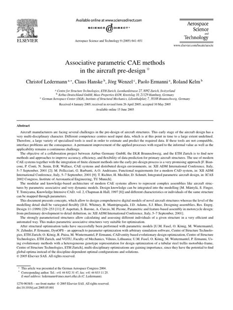 Associative Parametric Cae Methods Pdf Mathematical Optimization