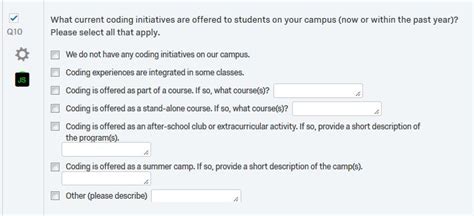 multiple choice question with text how to only show text if that