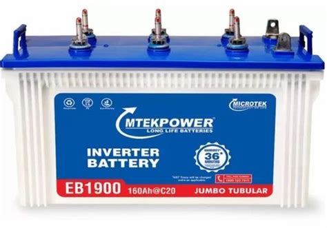 Microtek MTEK Power EB 1900 Inverter Battery 160Ah At Rs 10600 In Noida