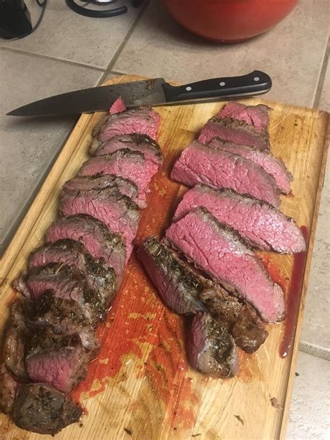 Tri Tip 6 Hours At 131f Finished In A Cast Iron R Sousvide