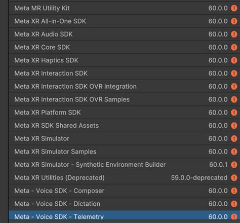 Meta Xr All In One Sdk Version 6000 Can T Be Installed In Unity 2022