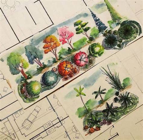 Hand Rendering Techniques Rendering Techniques Architecture Board