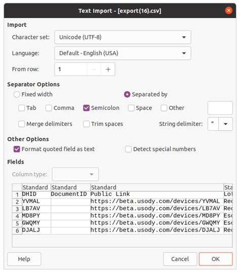 Export Device Metadata Help Portal