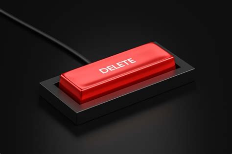 Premium Photo Delete Shortcut Button And Remove Or Erase Keyboard Concept Of Control Keypad