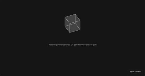 React Pdf Js Codesandbox