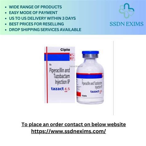 Tazact 4 5 Injection At Rs 499 Vial Nagpur Id 2852607867930