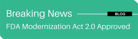 Fda Modernization Act 20 Approved Nagi Bioscience