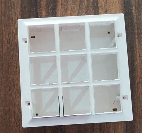 18 Way Square Pvc Modular Electrical Box Plain At ₹ 110 Piece In Vasai Id 2855553741633