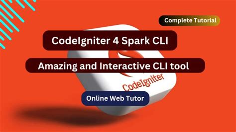 Codeigniter 4 Spark Cli Tutorial New Feature 🚀
