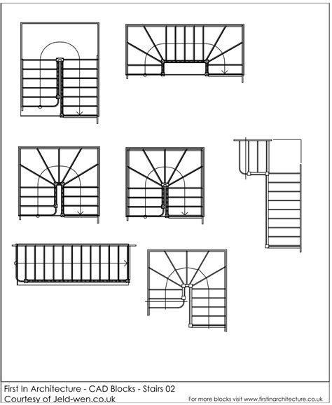 Free Cad Blocks Stairs