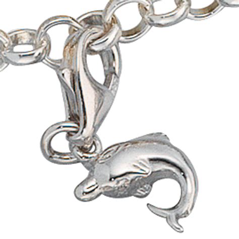 Charm "Delfin" 925 Silber - Marinas Schmuckwelt