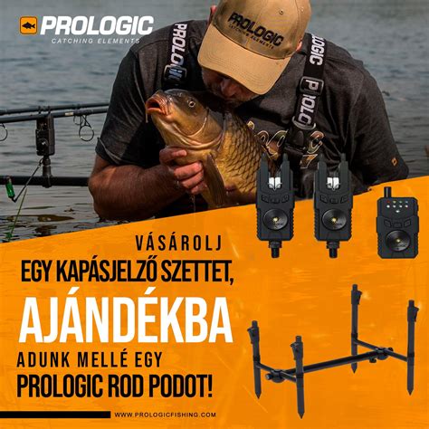 PROLOGIC CUSTOM SMX MKII BITE ALARM SET 2 1 RED GREEN kapásjelző szett Akciós termékek