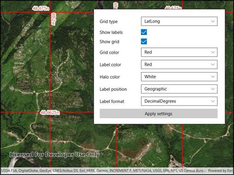Display Grid ArcGIS Maps SDK For NET Esri Developer
