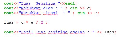 Belajar Coding Perhitungan