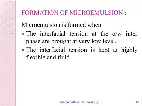 Microemulsions Ppt Pptx