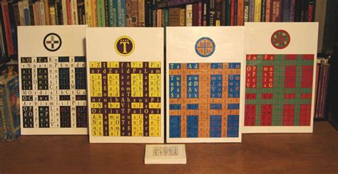 Enochian Tablets Traditional Latin Lettering The Golden Dawn Shop