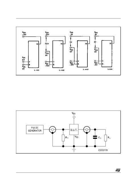 HCF4051BE Datasheet 6 10 Pages STMICROELECTRONICS SINGLE 8 CHANNEL ANALOG MULTIPLEXER