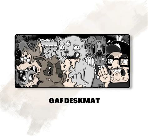 موس پد با طرح Gaf جادو کیبورد