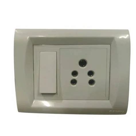One Way Modular Switch Socket Combination 1M Polycarbonate At Rs 14 In Chennai