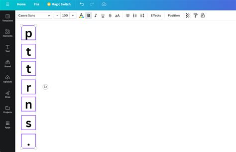 How To Make Vertical Text In Canva Pttrns