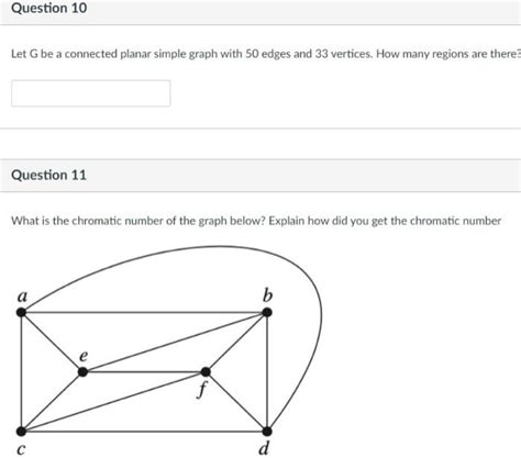 solved let mathrm{g} be a connected planar simple