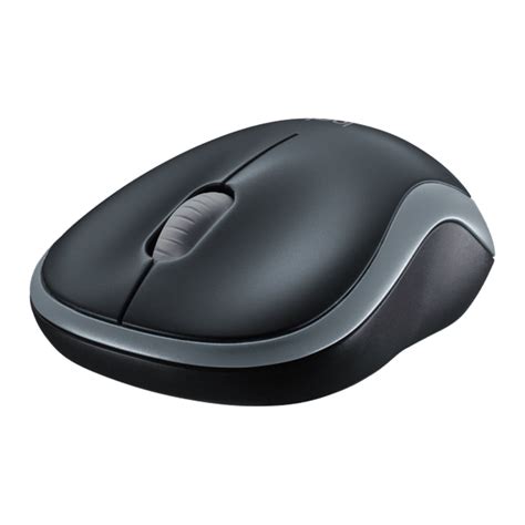 Logitech M185 인체 공학적 마우스 나노 Usb 수신기 광학 인체 공학적 무선 마우스 2 4ghz 1000dpi