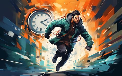 Premium Ai Image Steal Time Productivity Or Procrastination Problem