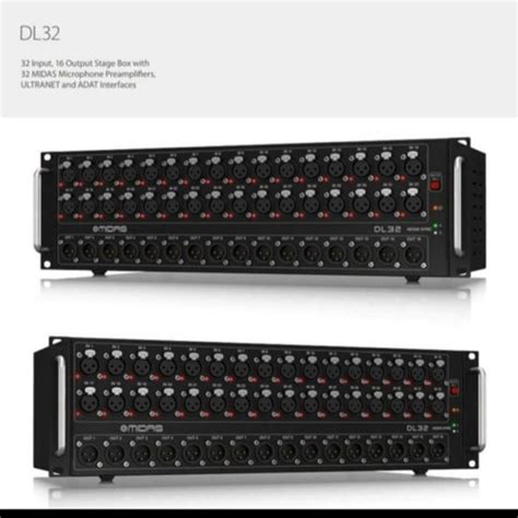 Jual Midas DL32 Stage Box Stage Box Midas DL32 Midas Stage Box DL32 Jakarta Barat Aero Audio