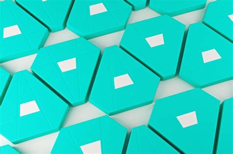 Premium Photo Blue Chocolate Box Background