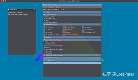 Vulkan学习例子002 Vulkan002imgui 集成imgui界面库 知乎