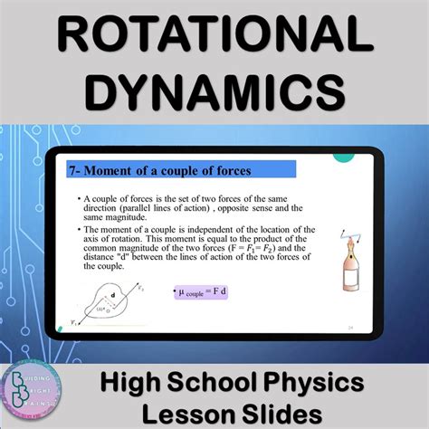 Rotational Dynamics PowerPoint Lesson Slides High Babe Physics Made By Teachers