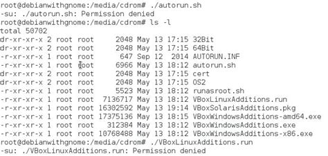 Permission Denied Al Intentar Instalar Virtualbox Guest Additions En Máquinas Virtuales Linux
