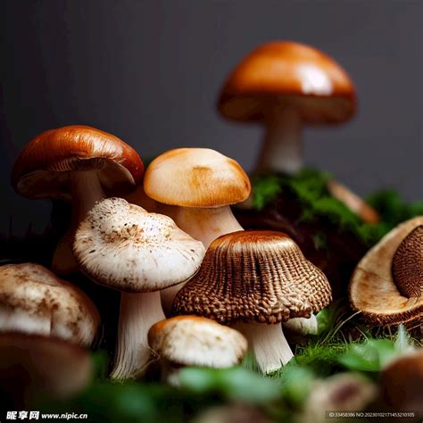 蘑菇 摄影图 食物原料 餐饮美食 摄影图库 昵图网