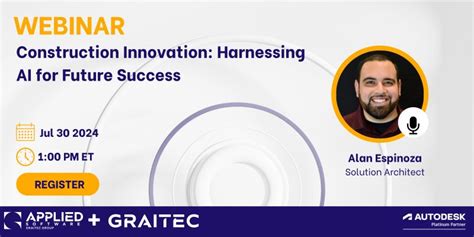 Applied Software Graitec Group On Linkedin Ai Webinar Constructioninnovation