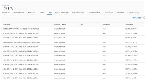 [scanner] Scanner Pull Should Be Filtered Out From The Access Log · Issue 9792 · Goharbor