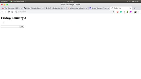 Javascript Why Are The Bullets For The Unordered List Being Displaying Before The Items Were