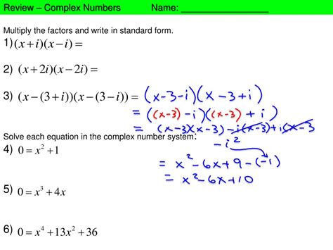 Ppt Multiply The Factors And Write In Standard Form 1 2 3