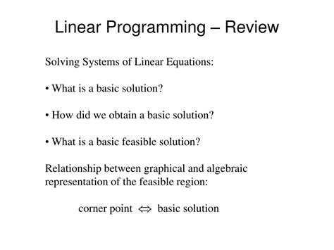 Ppt Linear Programming Simplex Method Powerpoint Presentation Free Download Id1216222