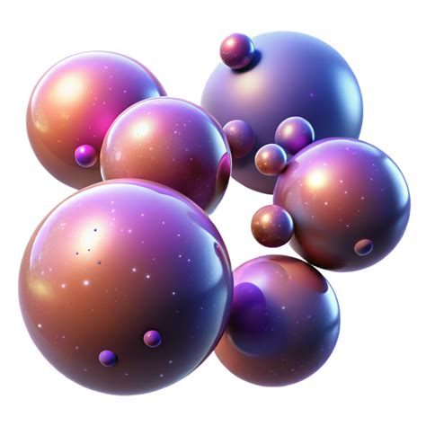 Notable Surreal A Field Of Glowing Orbs Floating In Space Each With A