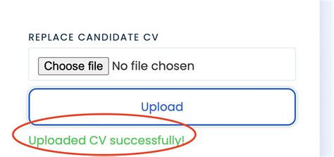 How To Upload Or Replace A Cv Applied How To Upload Or Replace A Cv Applied