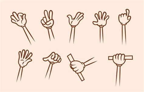 Cartoon Hands Vector Art Icons And Graphics For Free Download
