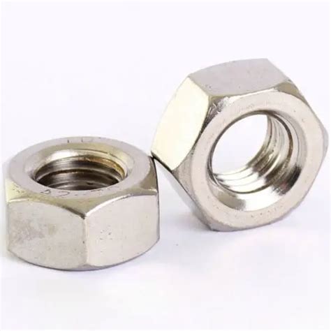 M3 4 5 6 8 A2 Stainless Steel Hexagon Left Hand Thread Full Nuts Hex