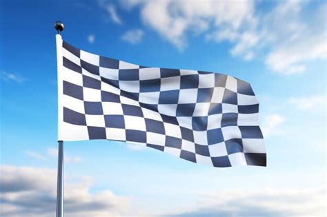 Premium Ai Image Checked Flag Premium Ai Image Checked Flag